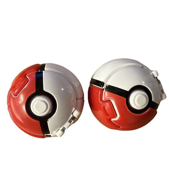 Tomy | Toys | 2 Red White Pokemon Throw N Pop Poke Ball And Repeat Ball ...